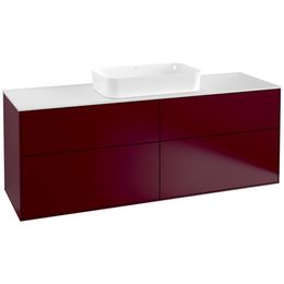 Villeroy & Boch Villeroy und Boch Finion Waschtischunterschrank G32100HB 160x60,3cm, Emotion, Abdeckplatte white matt, Peony Matt