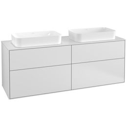 Villeroy & Boch Villeroy und Boch Finion Waschtischunterschrank G31100MT 160x60,3cm, Emotion, Abdeckplatte white matt, White matt lacquer
