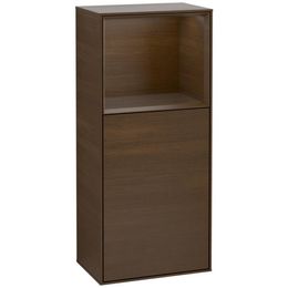 Villeroy & Boch Villeroy und Boch Finion Seitenschrank G500GNGN 41,8x93,6cm, links, Emotion, Regal oben Walnut veneer, Walnut veneer