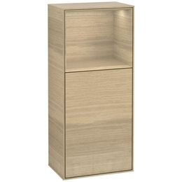 Villeroy & Boch Villeroy und Boch Finion Seitenschrank G500PCPC 41,8x93,6cm, links, Emotion, Regal oben Oak Veneer, Oak Veneer