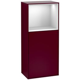 Villeroy & Boch Villeroy und Boch Finion Seitenschrank G510MTHB 41,8x93,6cm, rechts, Emotion, Regal oben White Matt, Peony Matt