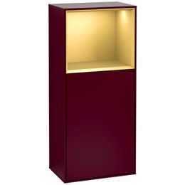 Villeroy & Boch Villeroy und Boch Finion Seitenschrank F500HFHB 41,8x93,6x27cm, links, Regal oben Gold matt, Peony Matt