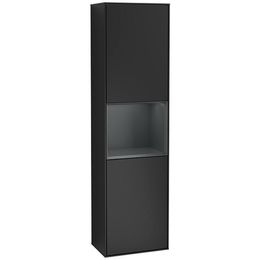 Villeroy & Boch Villeroy und Boch Finion Hochschrank G460HGPD 41,8x151,6cm, links, Emotion, Regal Midnight Blue Matt Lacquer, Black matt lacquer