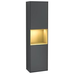 Villeroy & Boch Villeroy und Boch Finion Hochschrank G470HFHG 41,8x151,6cm, rechts, Emotion, Regal Gold Matt Lacquer, Midnight Blue Matt Lacquer