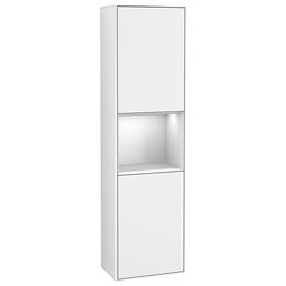 Villeroy & Boch Villeroy und Boch Finion Hochschrank F470MTGF 41,8x151,6x27cm, rechts, Regal White matt lacquer, Glossy white lacquer
