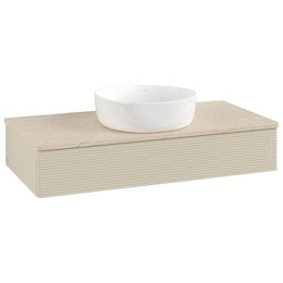 Villeroy & Boch Villeroy & Boch Antao Waschtischunterschrank 1000x190x500mm L09113HJ mit Beleuchtung mit Struktur FK/AP: HJ/3