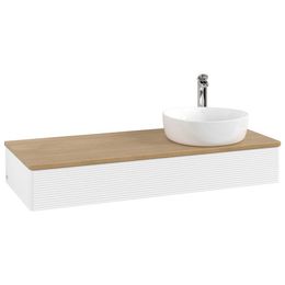 Villeroy & Boch Villeroy & Boch Antao Waschtischunterschrank 1200x190x500mm L12151MT mit Beleuchtung mit Struktur FK/AP: MT/1