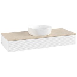 Villeroy & Boch Villeroy & Boch Antao Waschtischunterschrank 1200x190x500mm L10113MT mit Beleuchtung mit Struktur FK/AP: MT/3