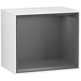 Villeroy & Boch Villeroy und Boch Finion Regalmodul F580GKGF 41,8x35,6x27cm, Regal Antracite Matt, Glossy white lacquer