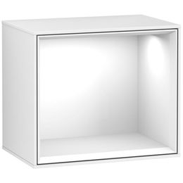 Villeroy & Boch Villeroy und Boch Finion Regalmodul G580GFGF 41,8x35,6x27cm, Emotion, Regal Glossy White, Glossy white lacquer