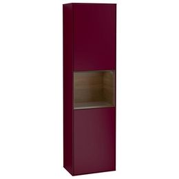 Villeroy & Boch Villeroy und Boch Finion Hochschrank F470GNHB 41,8x151,6x27cm, rechts, Regal Walnut veneer, Peony Matt