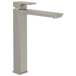 Villeroy & Boch Villeroy und Boch Subway 3.0 Einhebel-Waschtischarmatur TVW11200400064 erh&ouml;ht, ohne Ablaufgarnitur, brushed nickel black