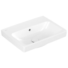 Villeroy & Boch Villeroy und Boch Architectura Waschtisch 4A8757T2 55x42cm, mit &Uuml;berlauf, wei&szlig; AntiBac C-plus
