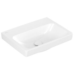 Villeroy & Boch Villeroy und Boch Architectura Waschtisch 4A8758T2 550 x 420 x 165 mm, Wei&szlig; Alpin AntiBac CeramicPlus, ohne &Uuml;berlauf