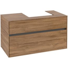 Villeroy & Boch Villeroy und Boch Collaro Waschtischunterschrank C01500RH 100x54,8x50cm, Waschtisch rechts, Kansas Oak