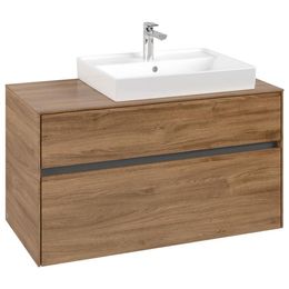 Villeroy & Boch Villeroy und Boch Collaro Waschtischunterschrank C01800RH 100x54,8x50cm, Waschtisch rechts, Kansas Oak