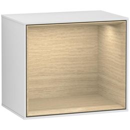 Villeroy & Boch Villeroy und Boch Finion Regalmodul F580PCMT 41,8x35,6x27cm, Regal Oak Veneer, White matt lacquer