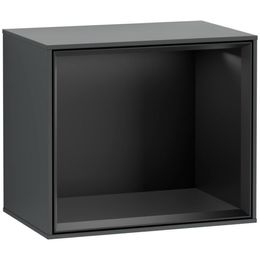 Villeroy & Boch Villeroy und Boch Finion Regalmodul F580PDHG 41,8x35,6x27cm, Regal Black Matt, Midnight Blue Matt Lacquer