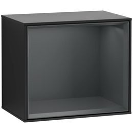 Villeroy & Boch Villeroy und Boch Finion Regalmodul F580HGPD 41,8x35,6x27cm, Regal Midnight Blue, Black matt lacquer
