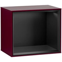 Villeroy & Boch Villeroy und Boch Finion Regalmodul F580PDHB 41,8x35,6x27cm, Regal Black Matt, Peony Matt