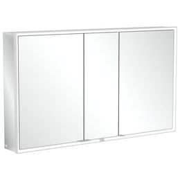 Villeroy & Boch Villeroy und Boch My View Now Spiegelschrank A4571300 130 x 75 x 16,8 cm, LED-Beleuchtung, 3 T&uuml;ren, Ein-/Ausschalter