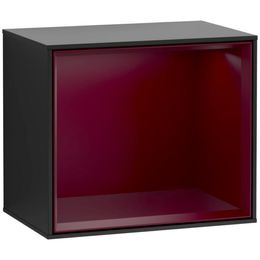 Villeroy & Boch Villeroy und Boch Finion Regalmodul G580HBPD 41,8x35,6x27cm, Emotion, Regal Peony Matt, Black matt lacquer
