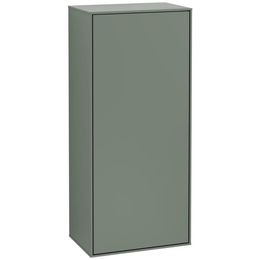 Villeroy & Boch Villeroy und Boch Finion Seitenschrank F57000GM 41,8x93,6x27cm, Anschlag rechts, Olive Matt Lacquer