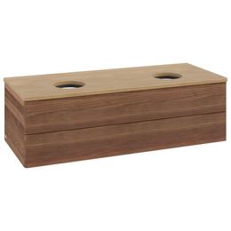 Villeroy & Boch Villeroy & Boch Antao Waschtischunterschrank 1200x360x500mm L24111HM mit Beleuchtung mit Struktur FK/AP: HM/1