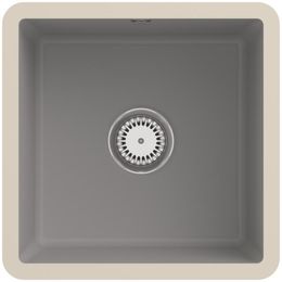 Villeroy & Boch Villeroy und Boch Unterbausp&uuml;le 332501KD mit Ablaufgarnitur und Handbet&auml;tigung, Fossil