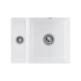 Villeroy & Boch Villeroy und Boch Unterbausp&uuml;le 675802RW mit Ablaufgarnitur und Excenterbet&auml;tigung, Stone White