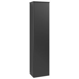 Villeroy & Boch Villeroy und Boch Antao Hochschrank K45000PD 41,4x171,9x28,7cm, Waschbeckenplattenfarbe Lack, black matt lacquer