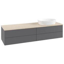 Villeroy & Boch Villeroy & Boch Antao Waschtischunterschrank 1600x360x500mm L27113GK mit Beleuchtung mit Struktur FK/AP: GK/3