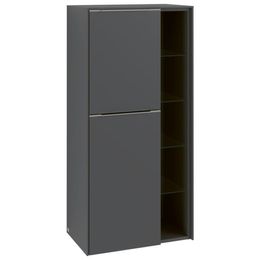 Villeroy & Boch Villeroy und Boch Subway 3.0 Mittelschrank C59802VR 57,4x120x36,2cm, Schanier links/Griff monochrom, graphite