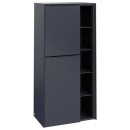 Villeroy & Boch Villeroy und Boch Subway 3.0 Mittelschrank C59801VQ 57,4x120x36,2cm, Schanier links/Griff Volcano black, marine blue
