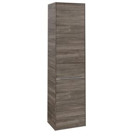 Villeroy & Boch Villeroy und Boch Subway 3.0 Hochschrank C59200RK 40x171x36,2cm, Schanier links/Griff Aluminium gl&auml;nzend, stone oak