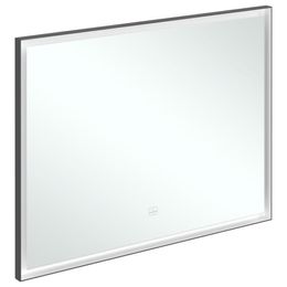 Villeroy & Boch Villeroy und Boch Subway 3.0 Spiegel A46310BC Aluminiumrahmen, 100 x 75 x 4,75 cm, schwarz matt/wei&szlig; matt