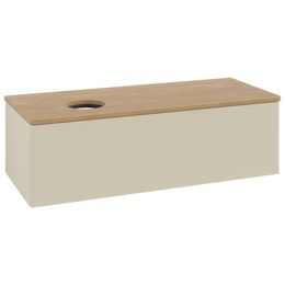 Villeroy & Boch Villeroy und Boch Antao Waschtisch-Unterschrank K33011HJ 120x36x50cm, Waschbeckenplattenfarbe honey oak, silk grey matt lacquer
