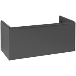 Villeroy & Boch Villeroy und Boch Subway 3.0 Waschtisch-Unterschrank C569L2VR 97,3x42,9x47,8cm, mit LED/Griff monochrom, graphite