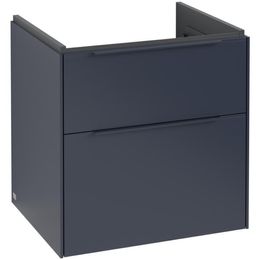 Villeroy & Boch Villeroy und Boch Subway 3.0 Waschtisch-Unterschrank C578L2VQ 57,2x57,6x47,8cm, mit LED/Griff monochrom, marine blue