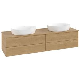 Villeroy & Boch Villeroy & Boch Antao Waschtischunterschrank 1600x360x500mm L28011HN mit Beleuchtung FK/AP: HN/1