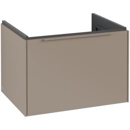 Villeroy & Boch Villeroy und Boch Subway 3.0 Waschtisch-Unterschrank C57502VM 62,2x42,9x47,8cm, ohne LED/Griff monochrom, taupe