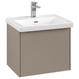 Villeroy & Boch Villeroy und Boch Subway 3.0 Waschtisch-Unterschrank C57902VM 52,3x42,9x44,75cm, ohne LED/Griff monochrom, taupe