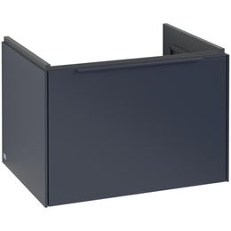 Villeroy & Boch Villeroy und Boch Subway 3.0 Waschtisch-Unterschrank C575L2VQ 62,2x42,9x47,8cm, mit LED/Griff monochrom, marine blue