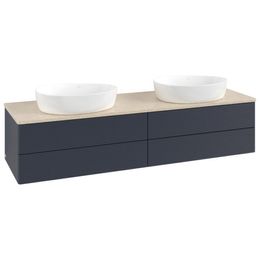 Villeroy & Boch Villeroy & Boch Antao Waschtischunterschrank 1600x360x500mm L28113HG mit Beleuchtung mit Struktur FK/AP: HG/3