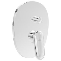 Villeroy & Boch Villeroy und Boch Antao Fertigmontageset TVT11100100061 Unterputz-Einhebelmischer, Wandmontage, chrom