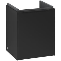 Villeroy & Boch Villeroy und Boch Subway 3.0 Waschtisch-Unterschrank C58401VL 35,1x42,9x30,9cm, Schanier rechts/Griff Volcano black, volcano black