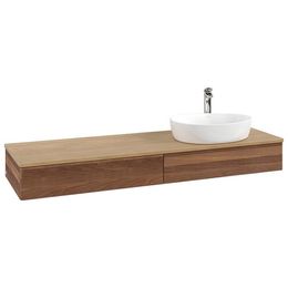 Villeroy & Boch Villeroy & Boch Antao Waschtischunterschrank 1600x190x500mm L16151HM mit Beleuchtung mit Struktur FK/AP: HM/1