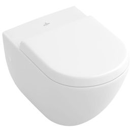 Villeroy & Boch Villeroy & Boch Subway Wandflachsp&uuml;l WC 66031001 wei&szlig;, Abgang waagerecht