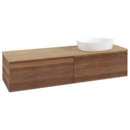 Villeroy & Boch Villeroy & Boch Antao Waschtischunterschrank 1600x360x500mm L38111HM mit Beleuchtung mit Struktur FK/AP: HM/1