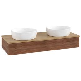Villeroy & Boch Villeroy & Boch Antao Waschtischunterschrank 1200x190x500mm L13111HM mit Beleuchtung mit Struktur FK/AP: HM/1